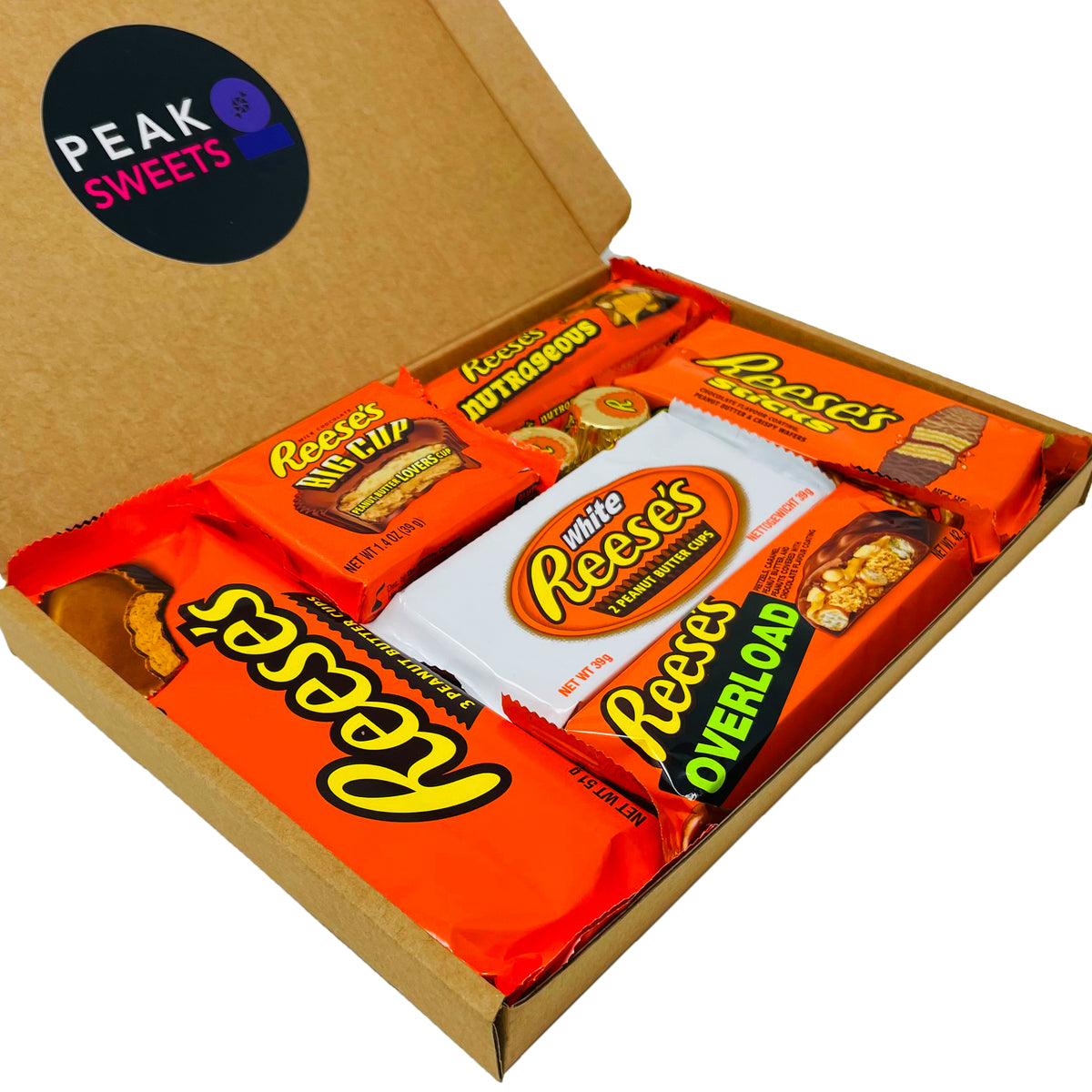 9 Classic Reese's White & Milk Chocolates Gift Set Hamper – Peak Sweets